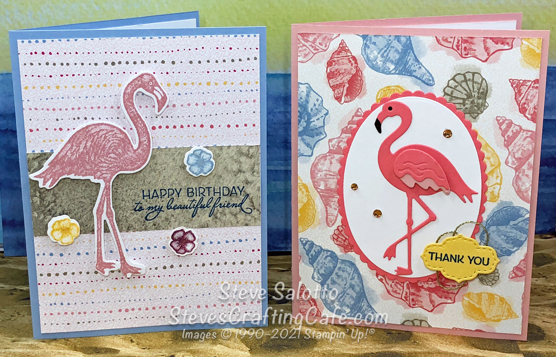 Friendly Flamingos • Steve's Crafting Café